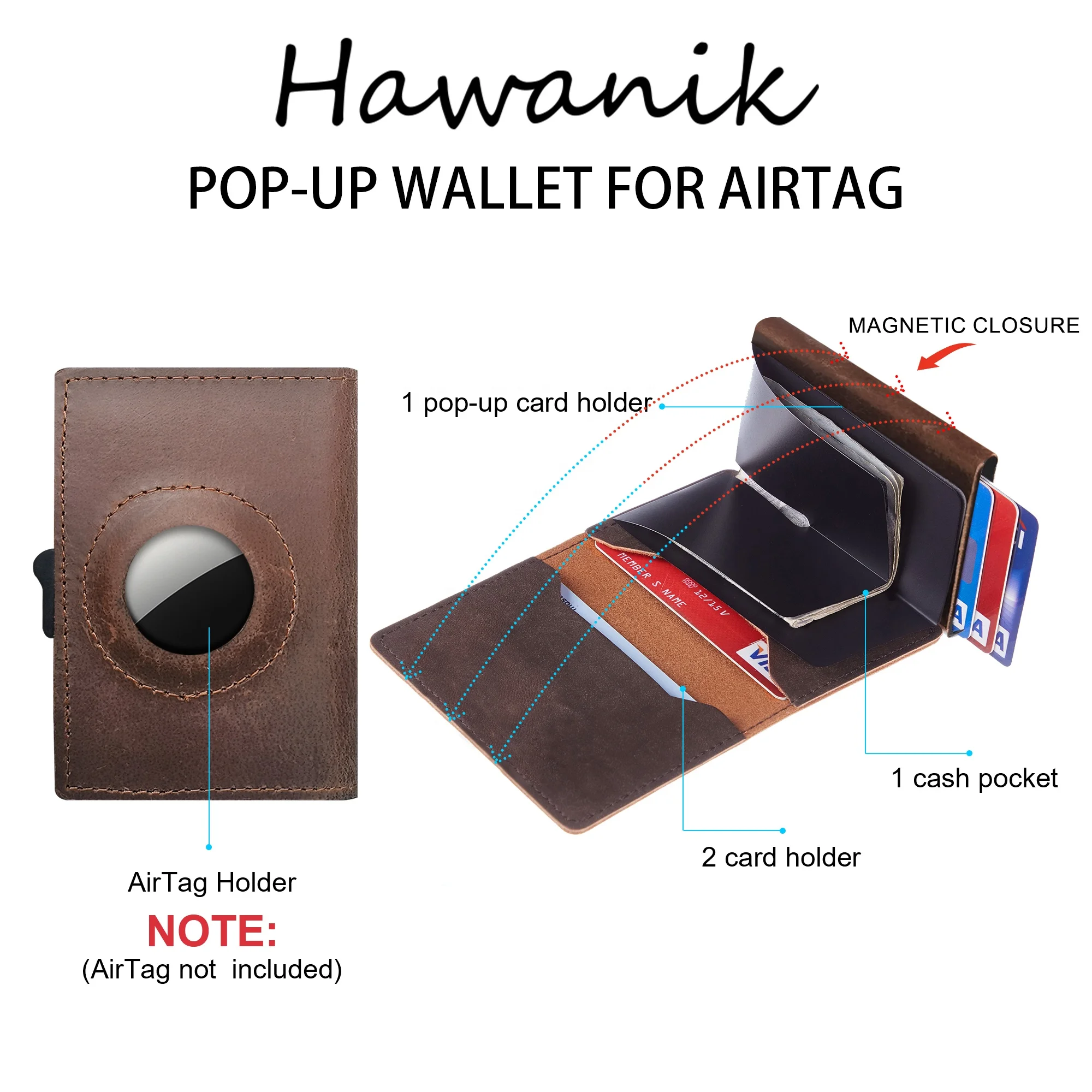 Mens Aluminum Metal Pop Up Wallet Cardholders Logo Custom Rfid Magnetic ...