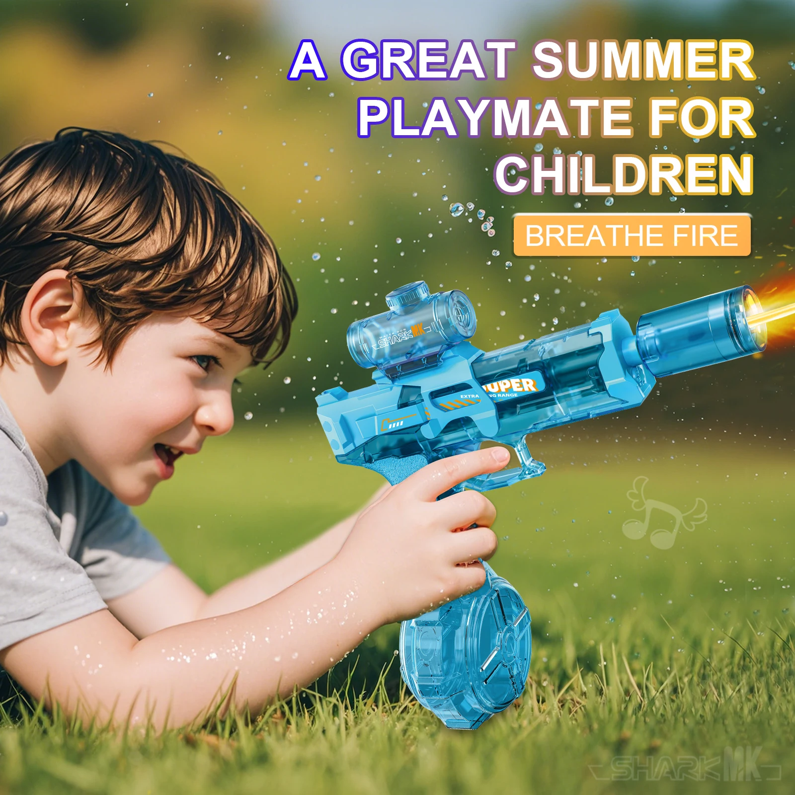 Kids Wholesale Electric Water Gun - Mini Toy Blaster with Lights, 7-9 ...