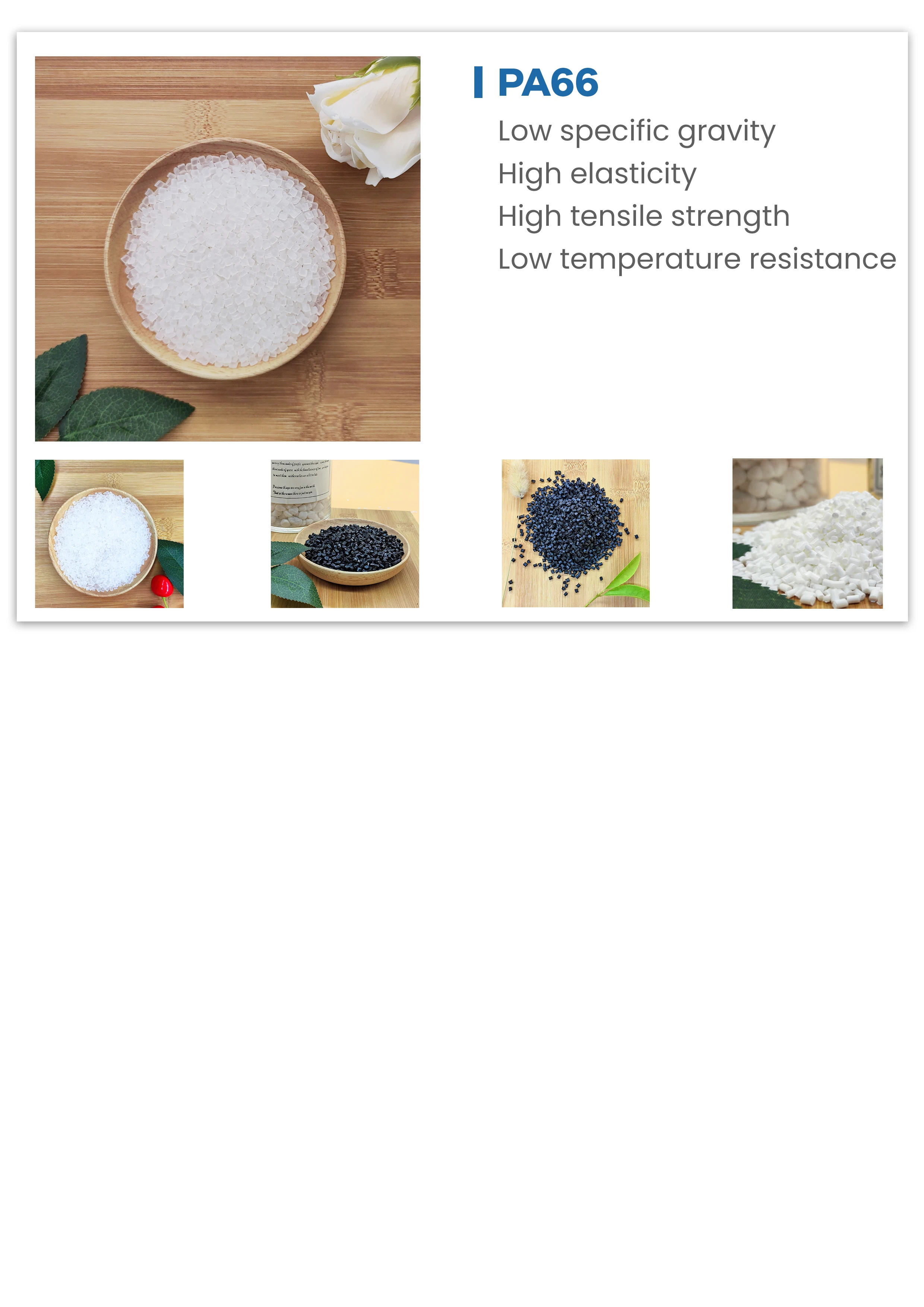 High Strength Auto Parts Virgin Modified Nylon66 PA66 GF30 Resin Glass ...