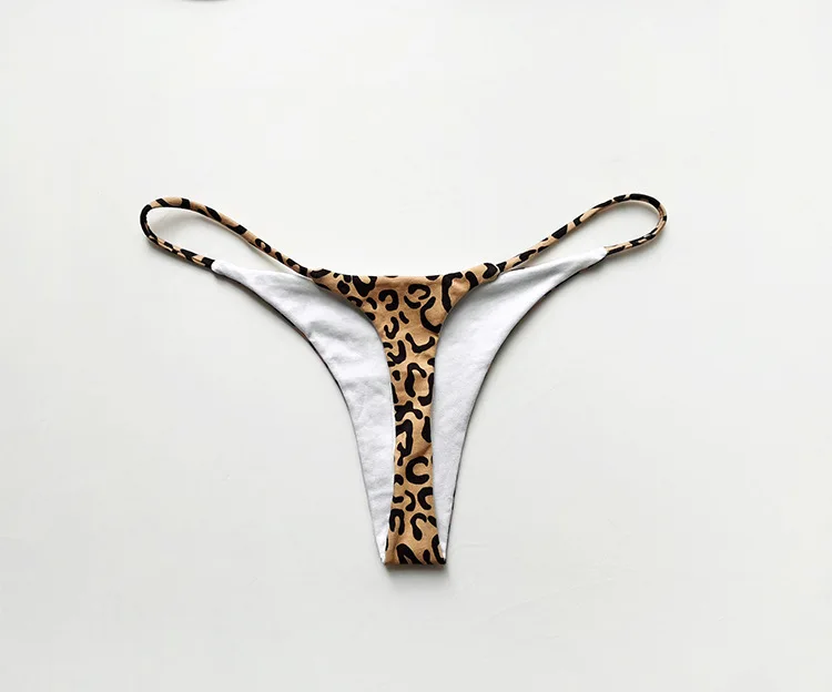 Leopard Print Sexy Ladies Cotton Thongs - Kinseno's Lingerie