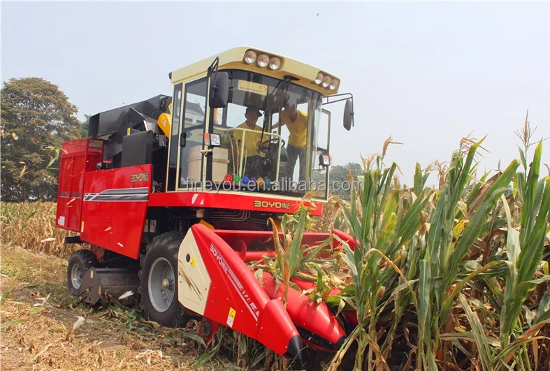 Boyo 4 Row Corn Picker Harvester - High Efficiency & Durability