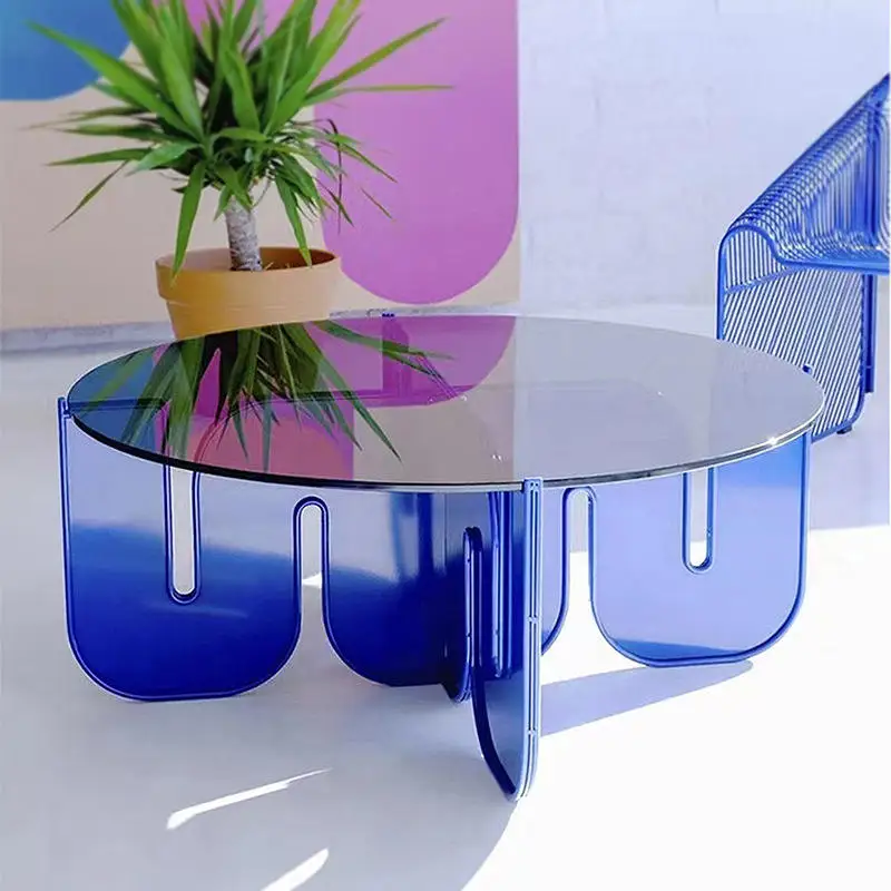 Acrylic Living Room Creative Coffee Table Personalized Design ...