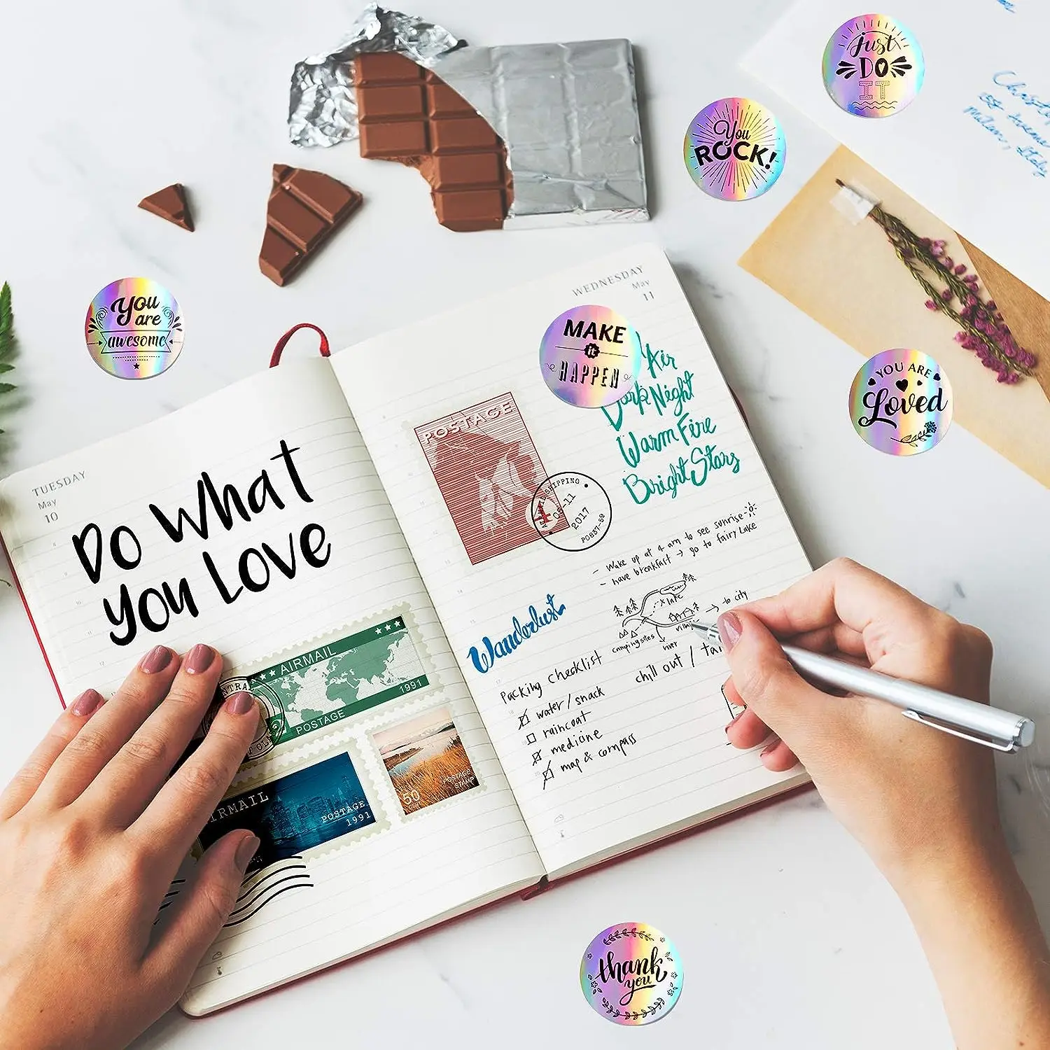 Roll for Inspiration - Motivational Stickers for Kids