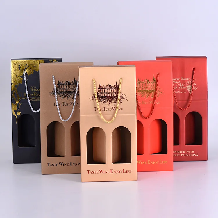 Luxury Printed Wine Glass Packaging Corrugated Box Custom Wholesale ...
