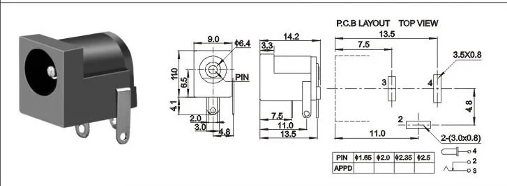 DC Power Socket Plug DC005 - Reliable DC Jack Connector