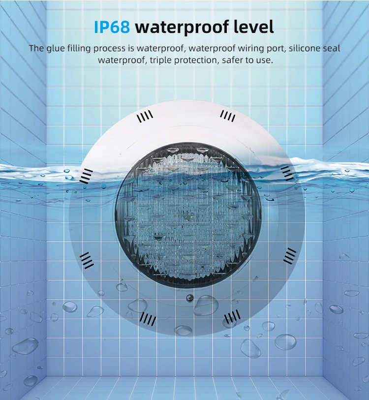 Ip68 Waterproof RGB Wifi Remote Control Swim Pool Lmap