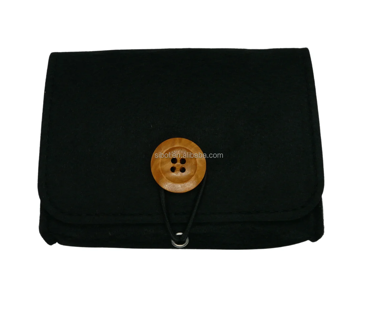 Felt Doterra Case With Wooden Buttons Holds 6 Roller Bottles Or 4 Vials ...