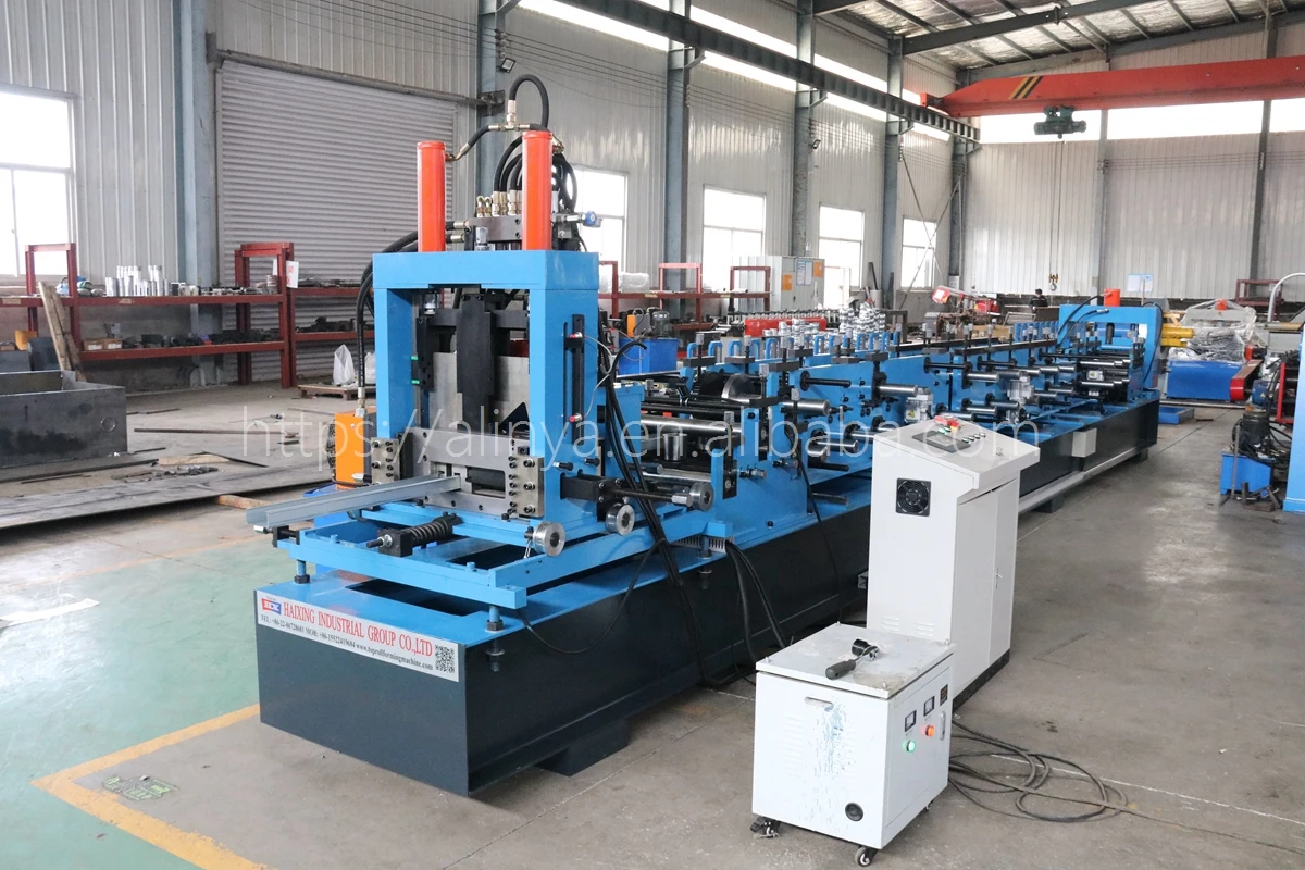 Plc System Steel C Channel Purlin Roll Forming Machine - Buy Steel ...