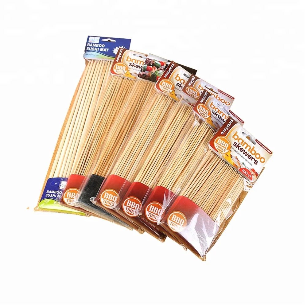 Barbecue Bamboo Sticks For Barbecue Large Bamboo Paddle Teppo Bbq Wood ...