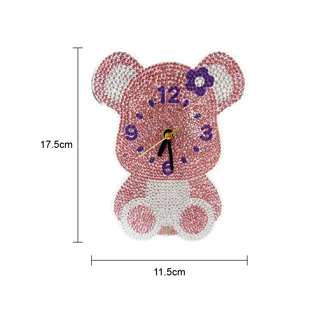 Diy Arts And Crafts Diamond Painting Clock Custom Logo Desk Clock ...