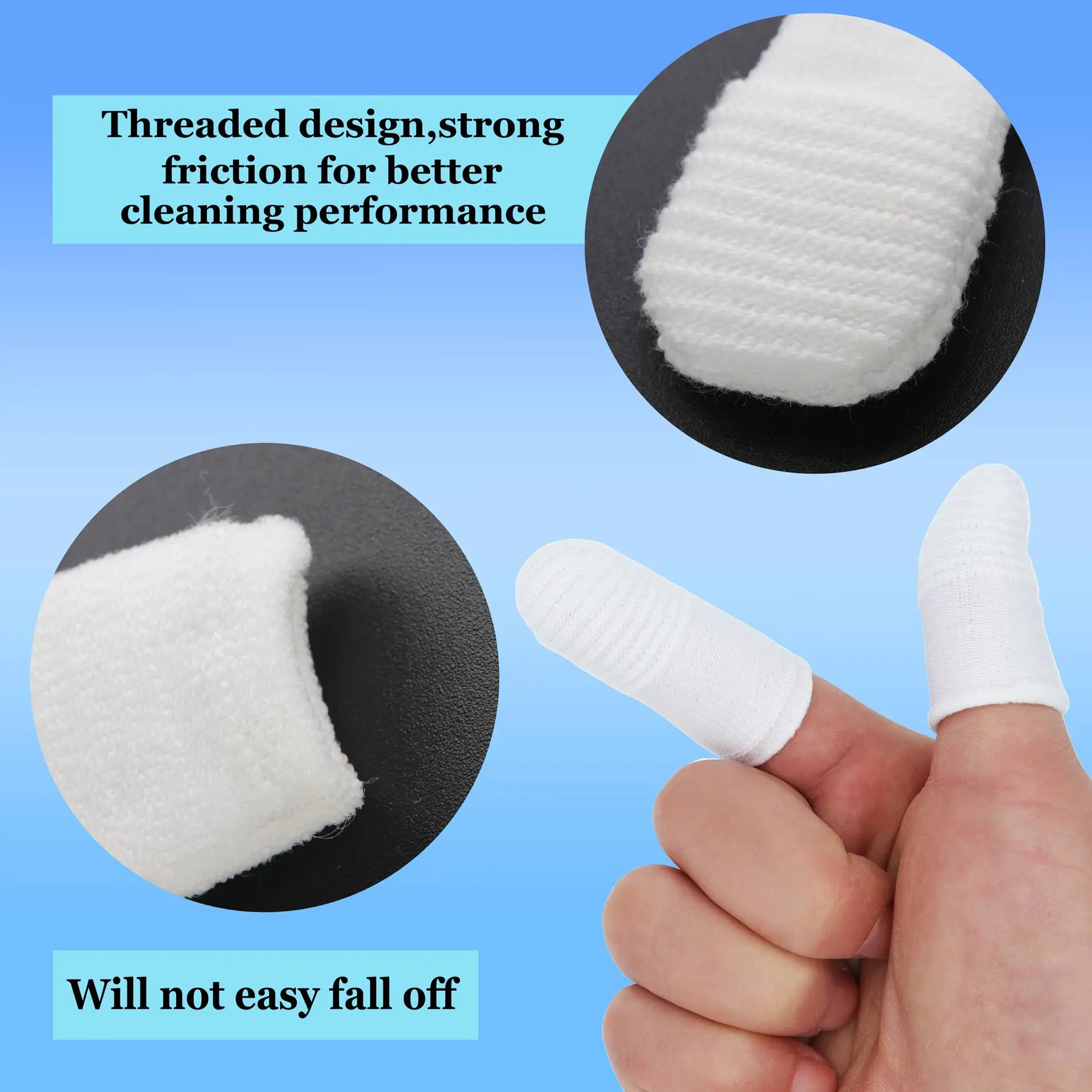 Customized Cleaning Deodorizing Grooming Soft Pet Grooming Finger Ear ...