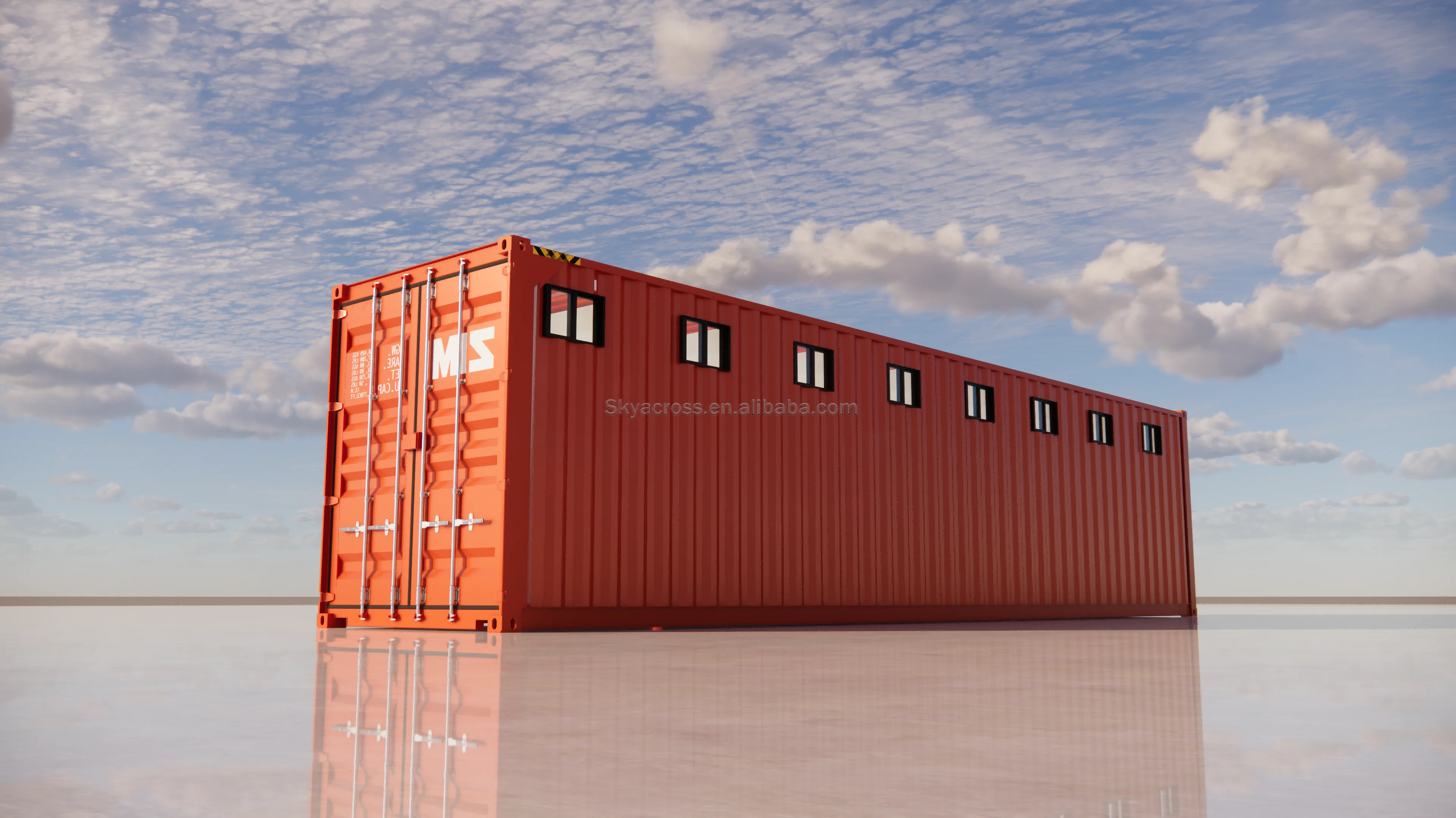 40ft Modular Container Portable Restroom & Toilet for Sale ODM