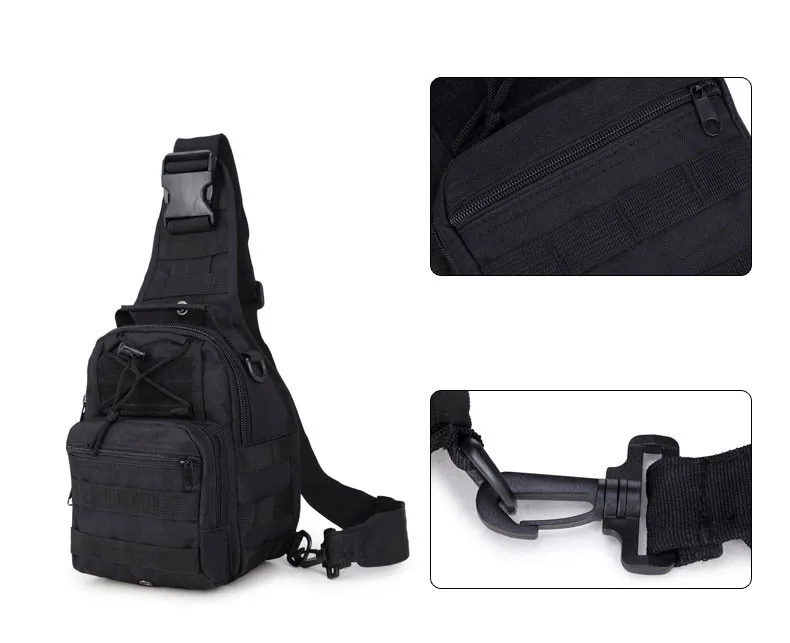 JSH Custom Waterproof Outdoor Chest Sling Bag Shoulder Tactical ...