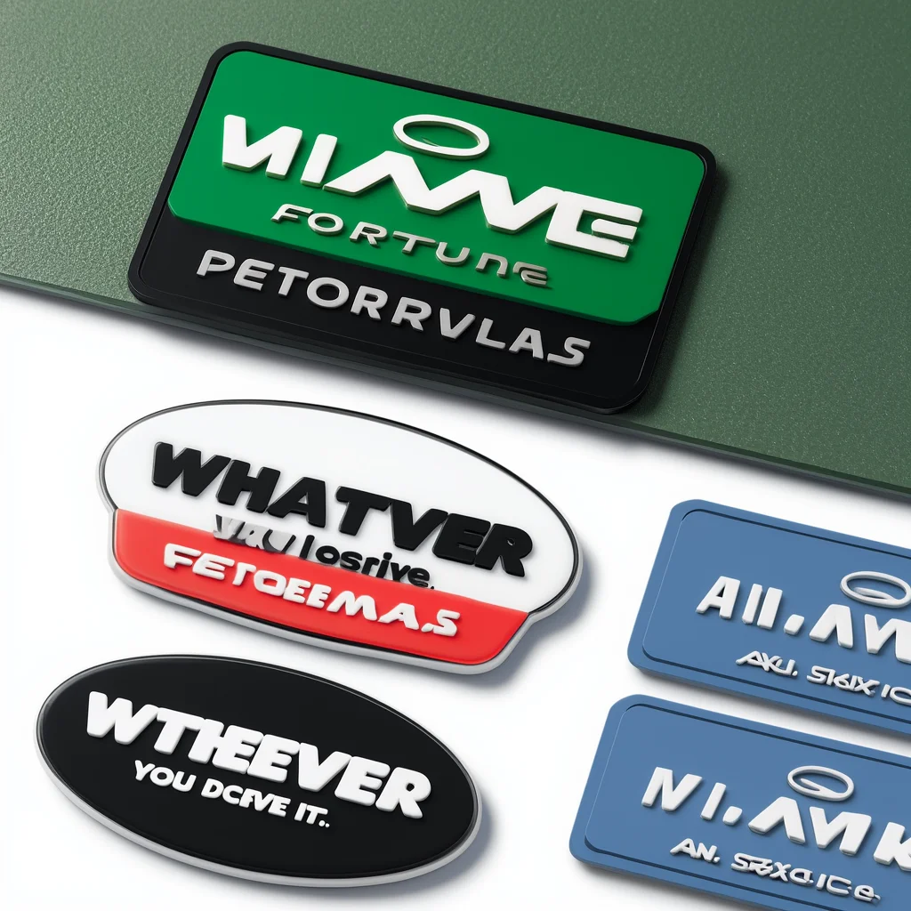 Custom 3D Soft PVC Logo Patches With Backing Embossed Logo Rubber Badge ...