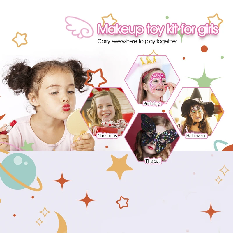 2023 Oem Lipstick Nail Polish Toe Splitter Eye Shadow Kids Kit Beauty ...