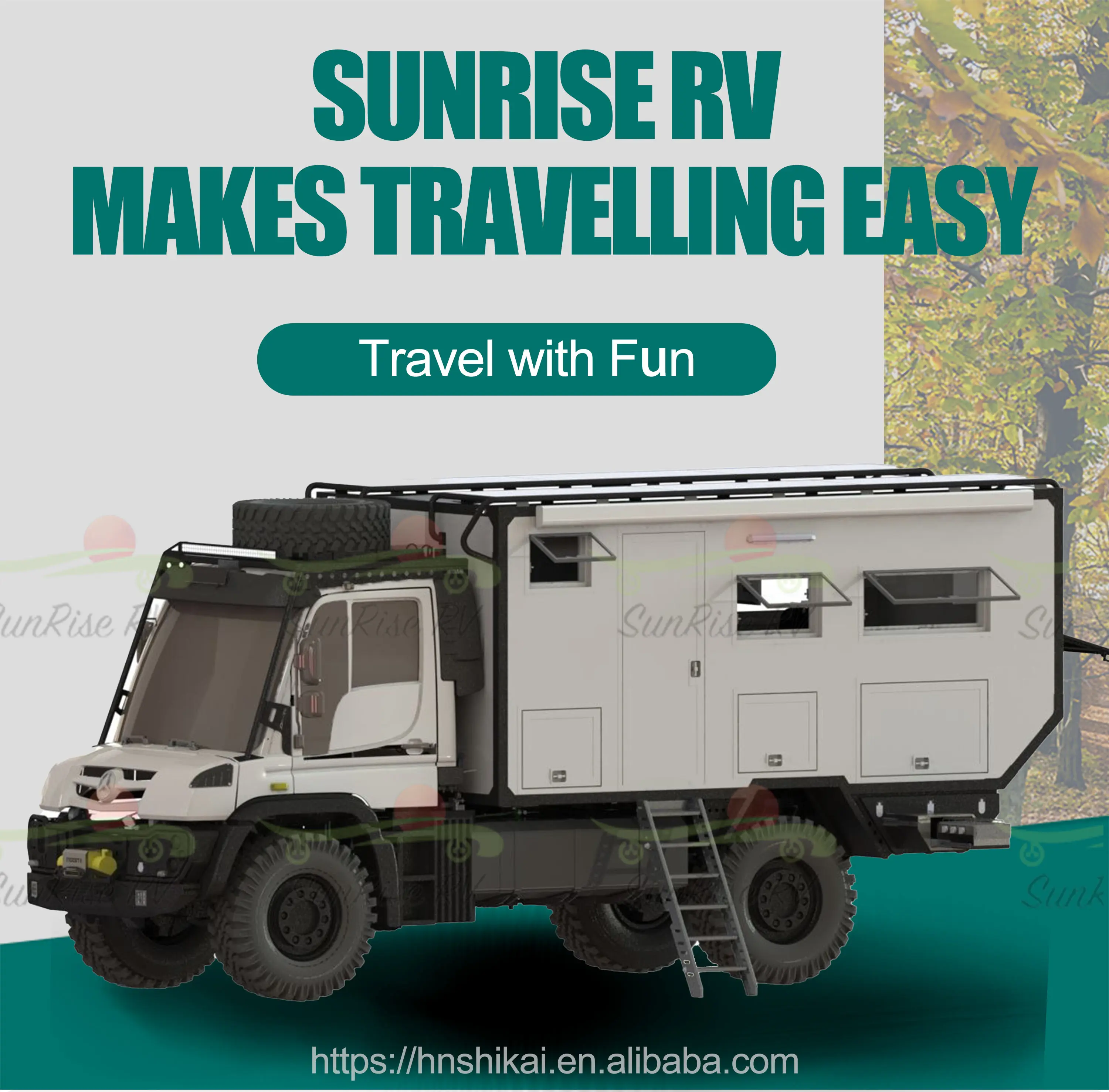 Off Grid RV Campers 4x4 Motorhomes - Mitsubishi Fuso Expedition Vehicle