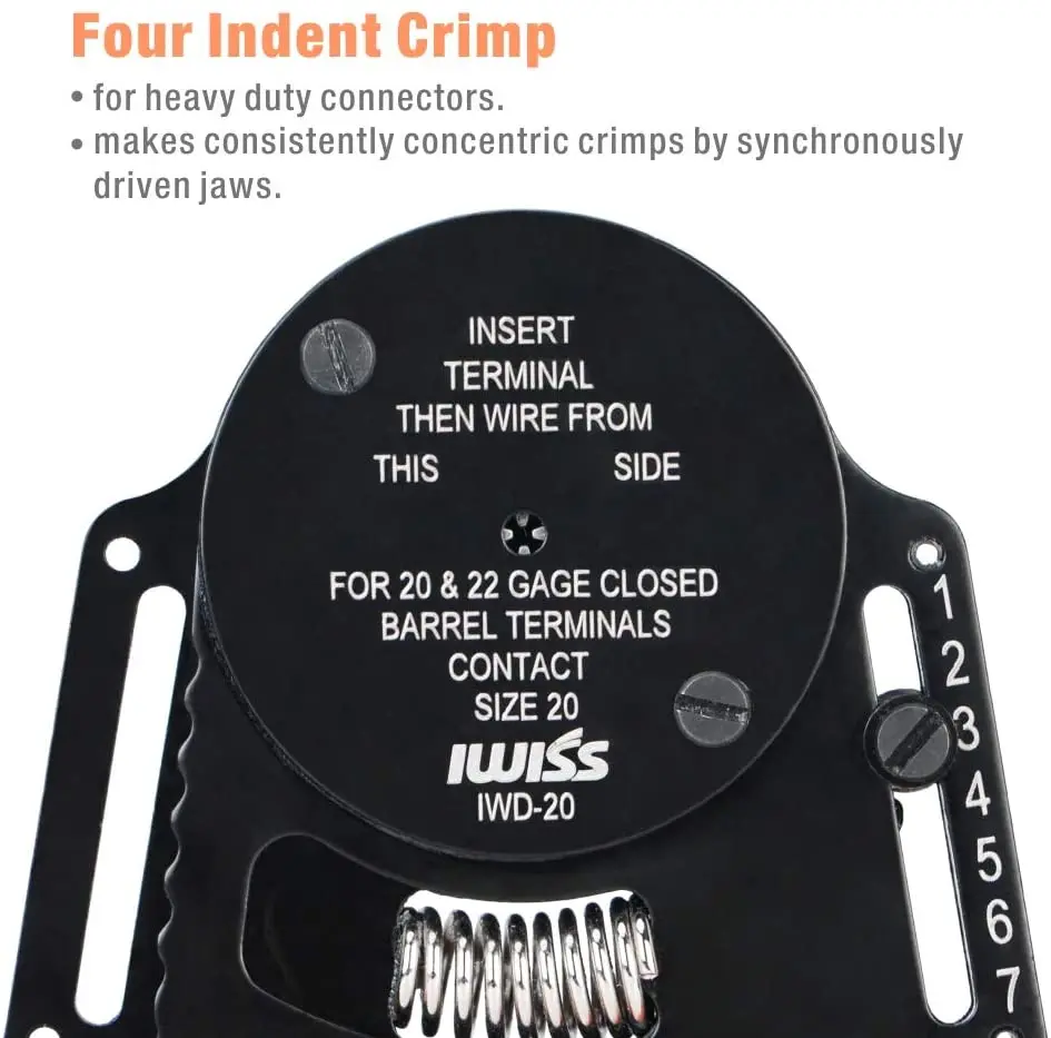 iCrimp Deutsch Closed Barrel Crimper, Stamped Contacts Crimper and ...