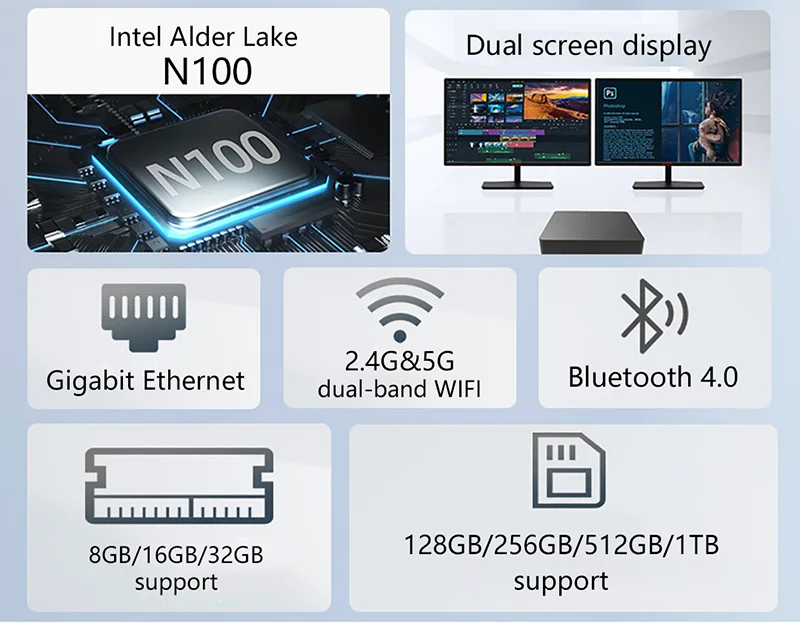 Custom Mini Pc windows 11 Mini Computer Cheap Low Power Mini Pc ...