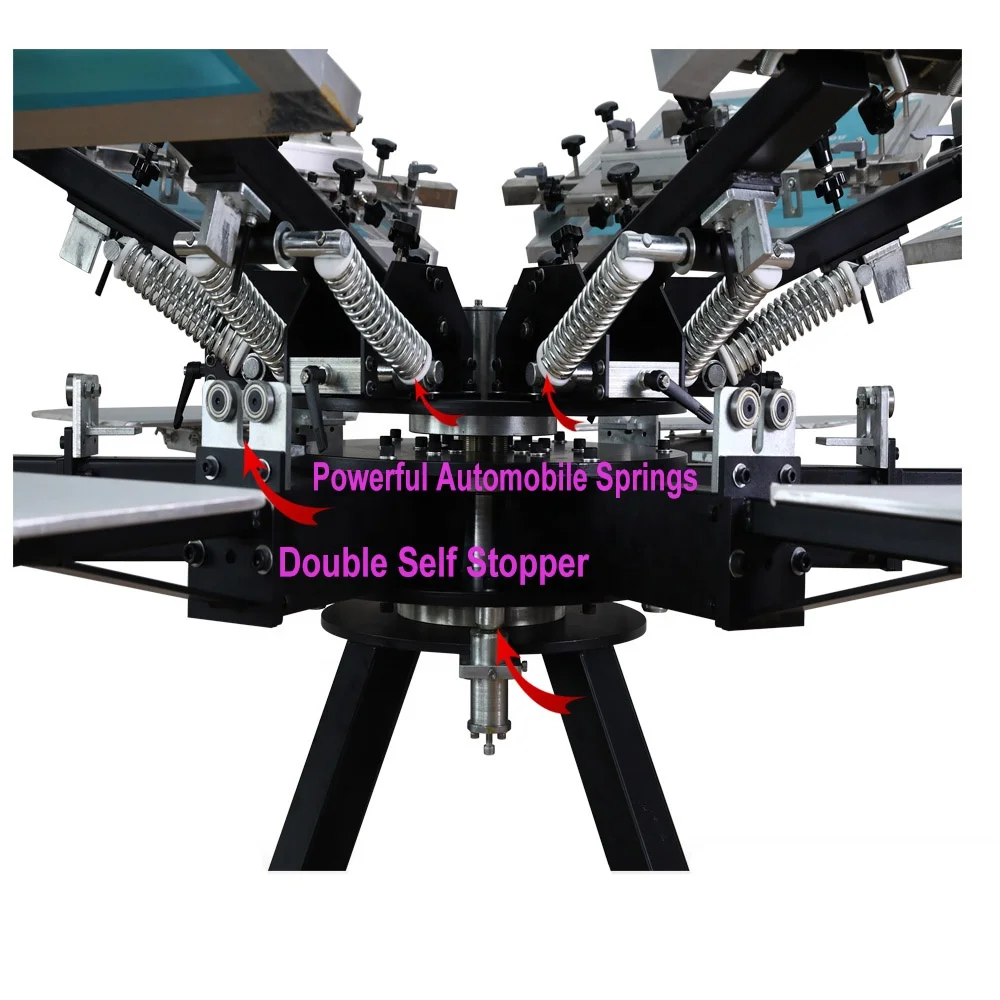 DGRUIDA Manual Screen Printer NS404-HD Heavy Duty Self Stopper Double ...