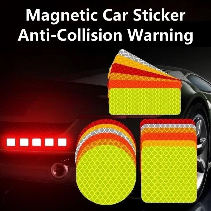 Custom Single-Sided Waterproof PET Reflective Stick on Car Scooter Glow ...