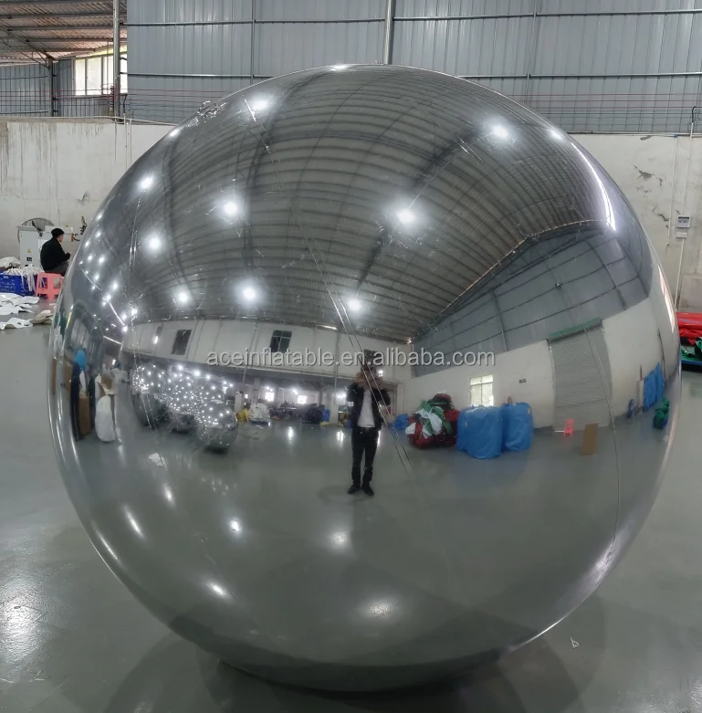 Giant Hanging Inflatable Pvc Disco Mirror Ball Iridescent Shinny ...
