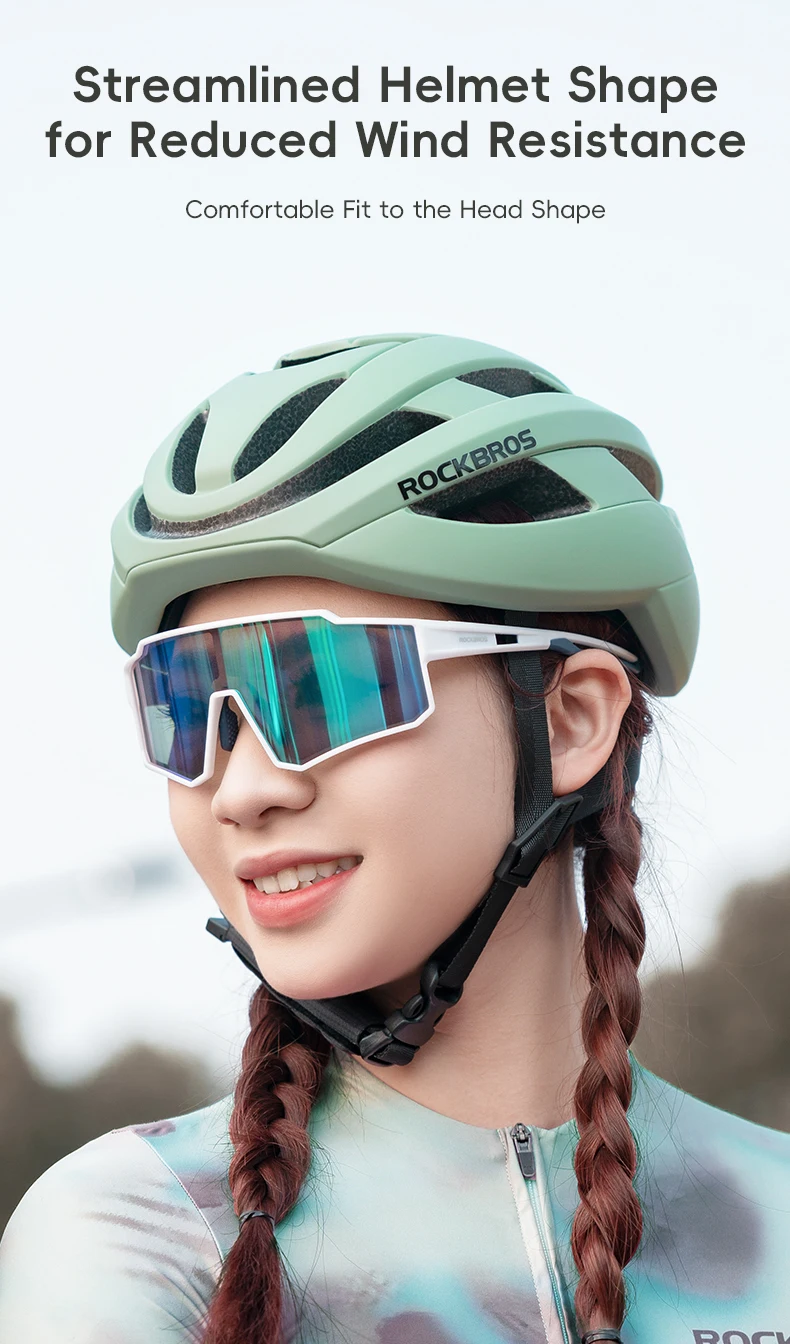 ROCKBROS High Quality Pneumatic Helmet Sports Road Mountain Bicycle ...