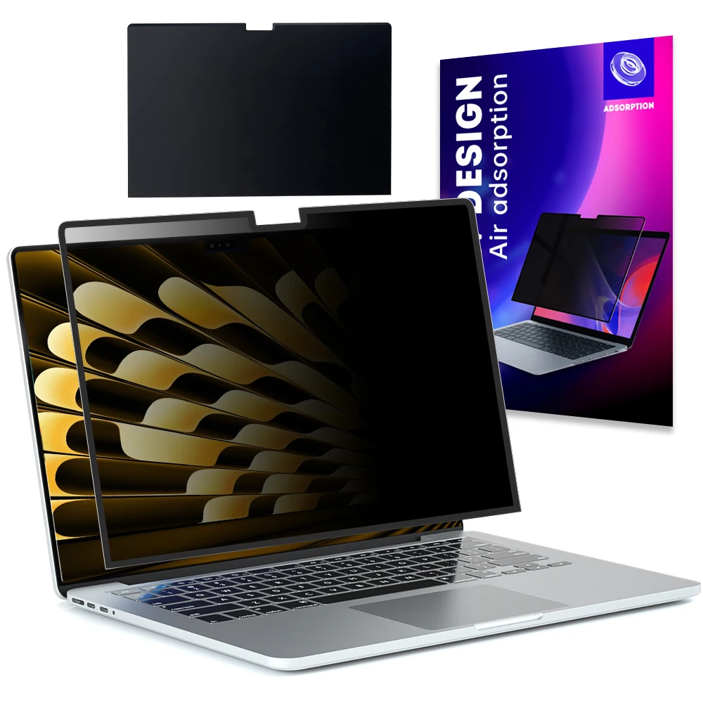 LFD 02 Magnetic Privacy screen Filter Anti-Spy Film anti glare screen ...