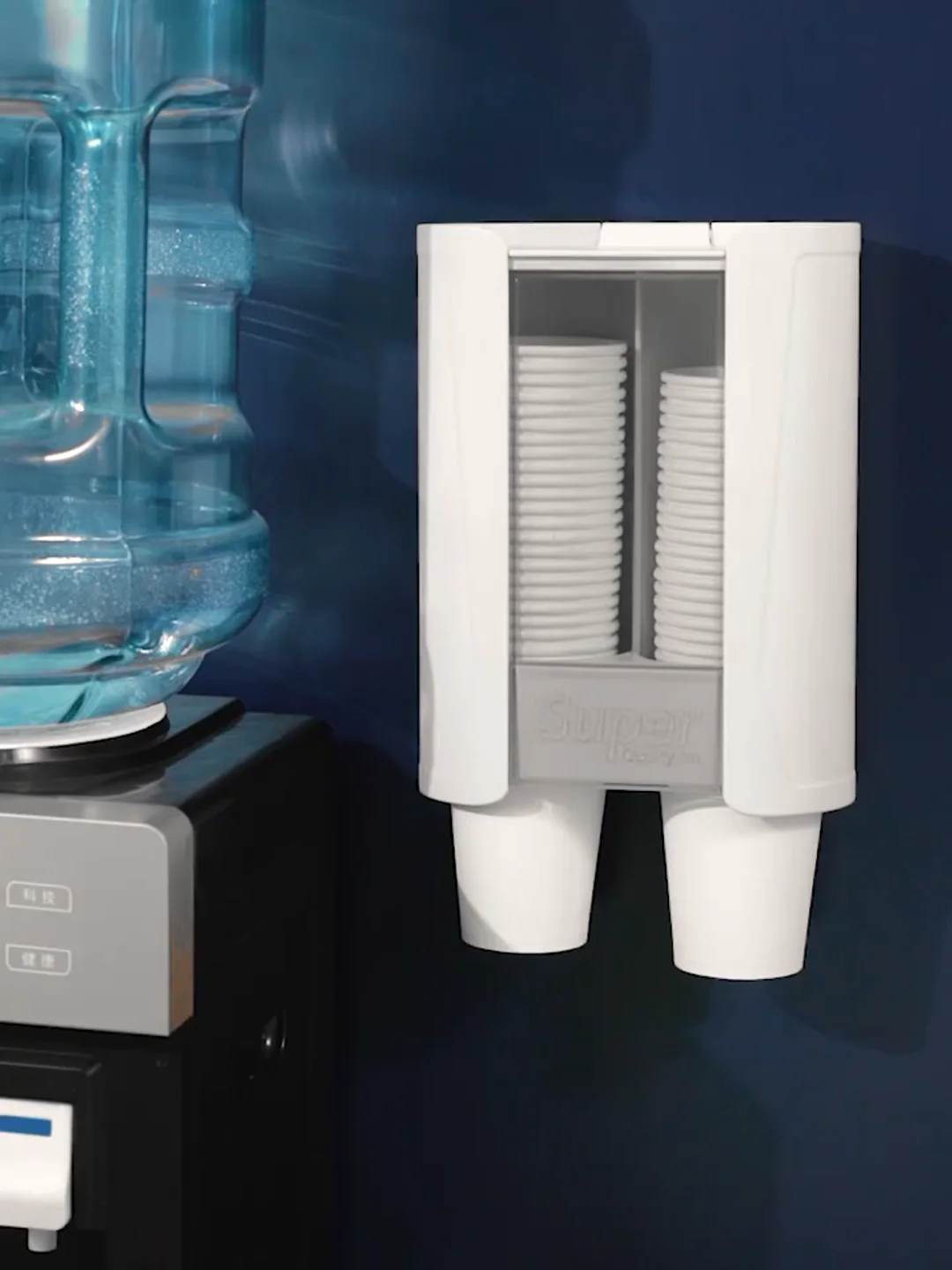 Disposable Cup Holder Automatic Cup Extractor Wall Mounted Household ...