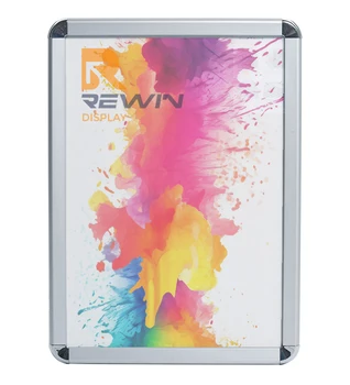 Buy Wall Mounted A4 Advertising Board 25mm Profile Aluminum Snap Frame ...