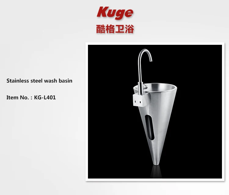 Cone Shaped Freestanding Wash Hand Basin Modern Bathroom Sink Factory ...