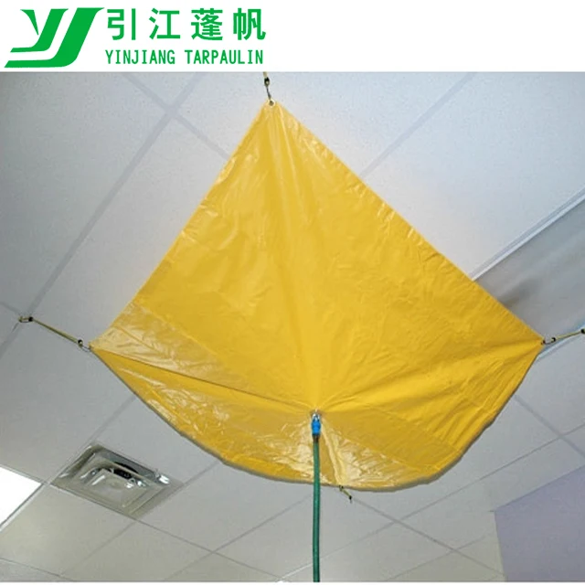 Roof Ceiling Leak Drip Diverter Tarp Heavy Duty - Yellow - Buy Roof ...