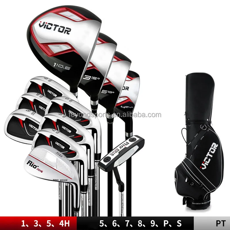 Complete Set of Golf Clubs with Bag – Right-Handed Drivers, CNC Milled ...