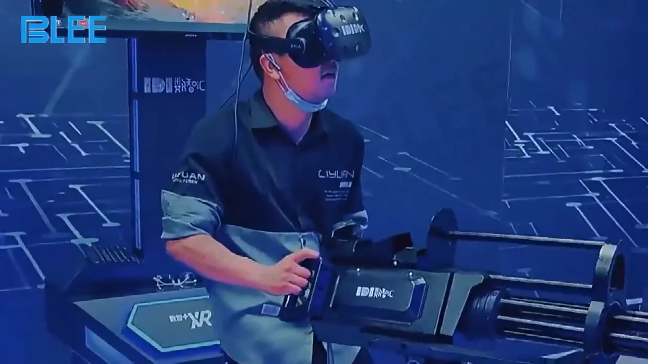 Vr Park Arcade 9d Vr Shooting Gun Game Machine Large Vr Gatling ...