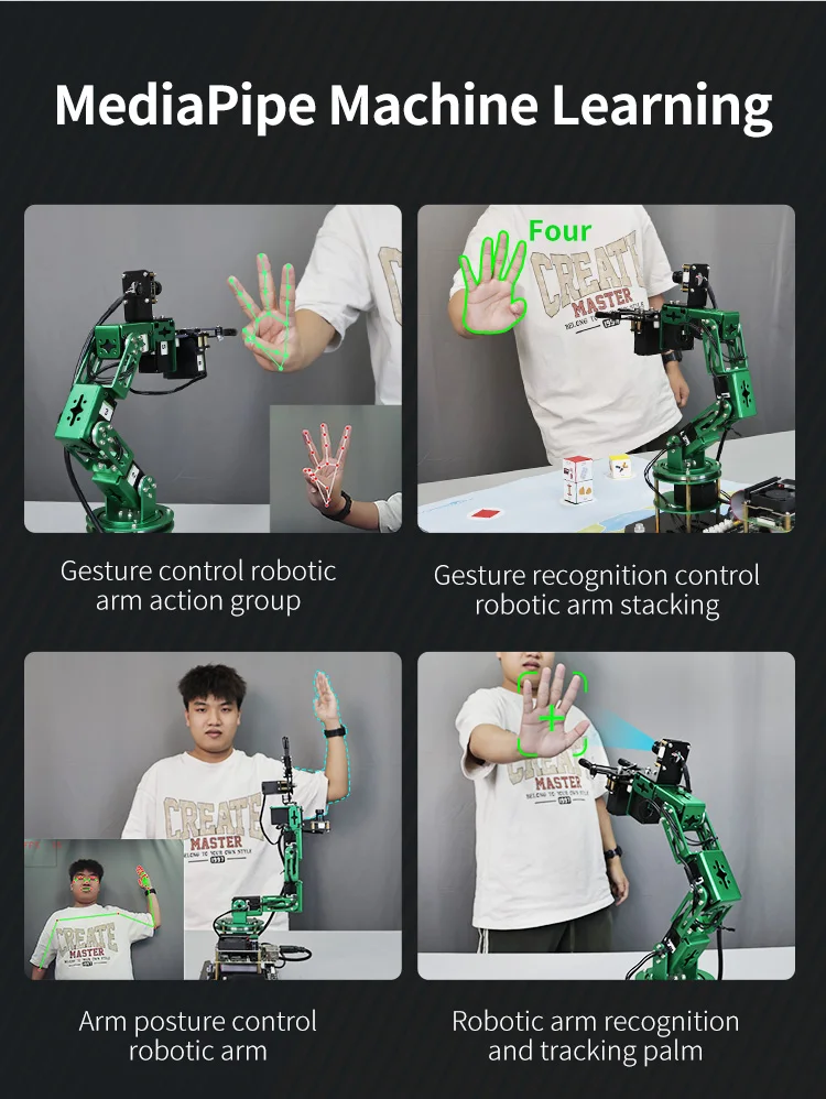 Yahboom AI Visual Robot Arm ROS Kit with Python3 for Jetson Nano