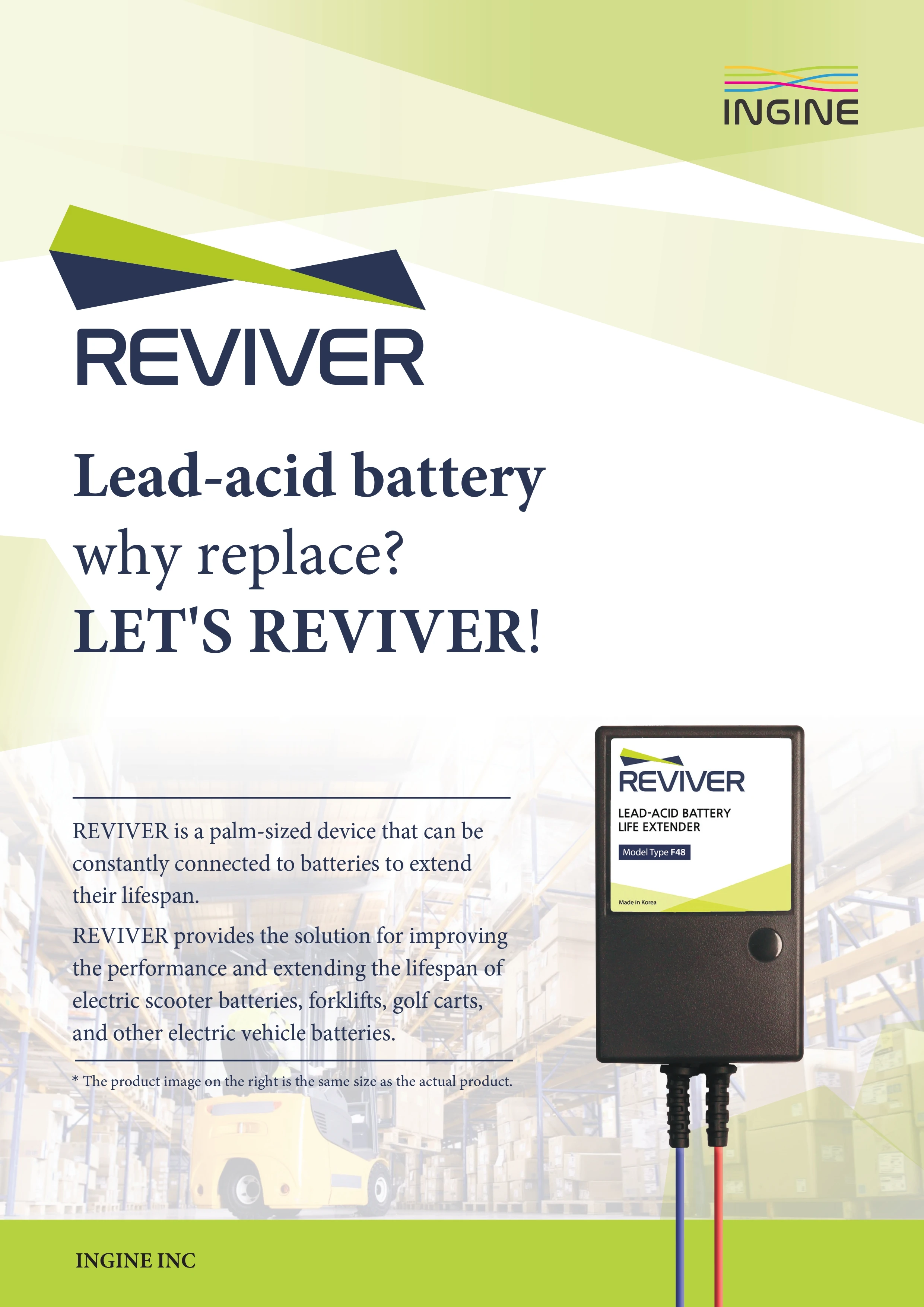 [ingine] Reviver G72 Lead-acid Battery Desulfator For 36-72v,Under ...