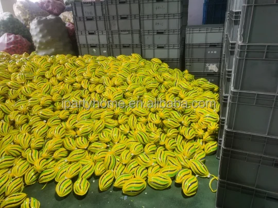 7" Mardi Gras Foam Football - Knobby Ball Fun for Parades