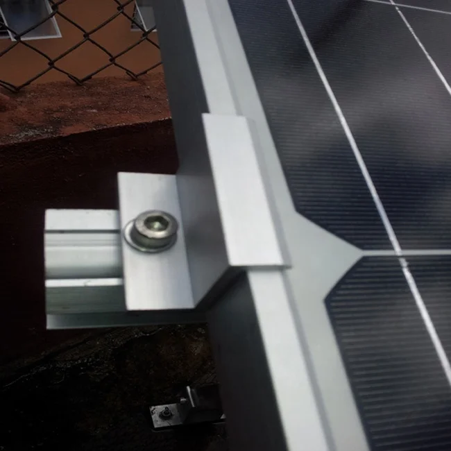 Aluminium Solar Mounting Clamp Black Mid Clamp For Pv Panel ...