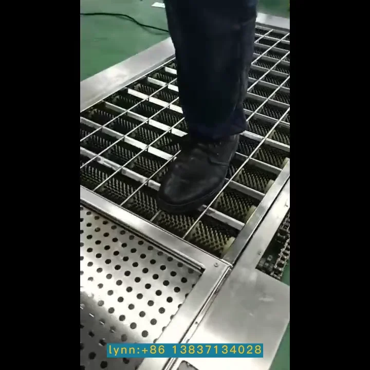 Commercial Shoe Sole Cleaning Machine/shoe Sole Dust Removing Cleaning ...
