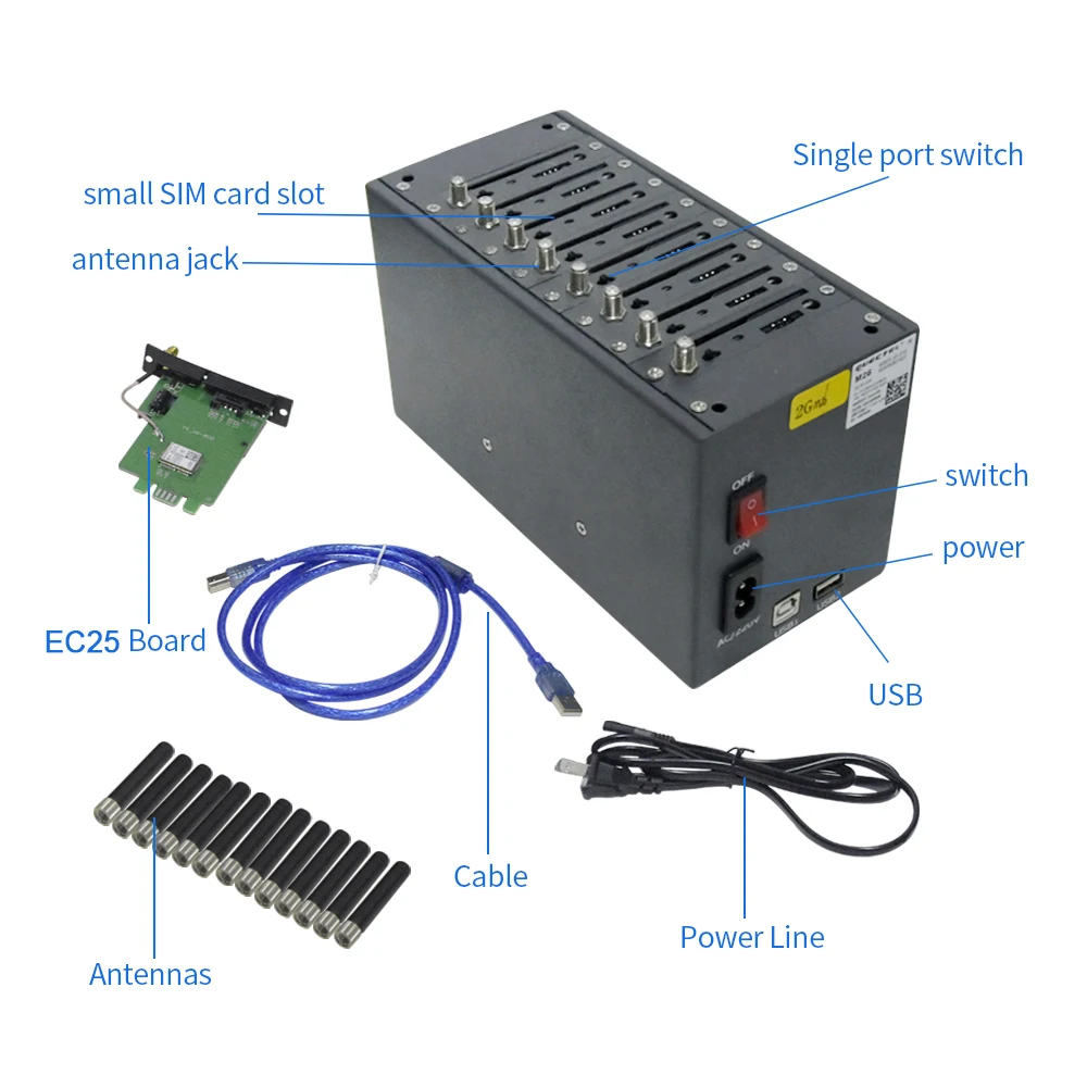 4G Sms Modem 8 Port Bulk Sms Sim Card Broadcast Machine| Alibaba.com