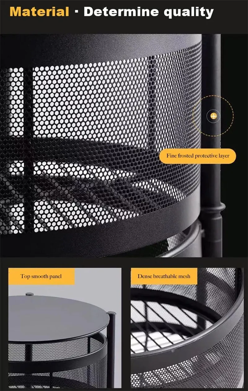 J2051 Kitchen Rotating Storage Shelves Rack With 5-tier Metal Multi ...