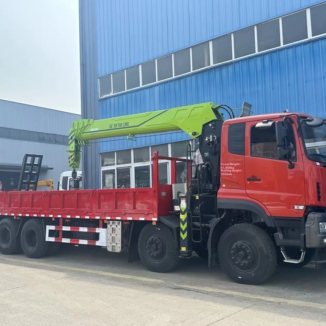 New Dongfeng Tianlong 16T Capacity 8X4 Diesel Automatic Truck-Mounted ...