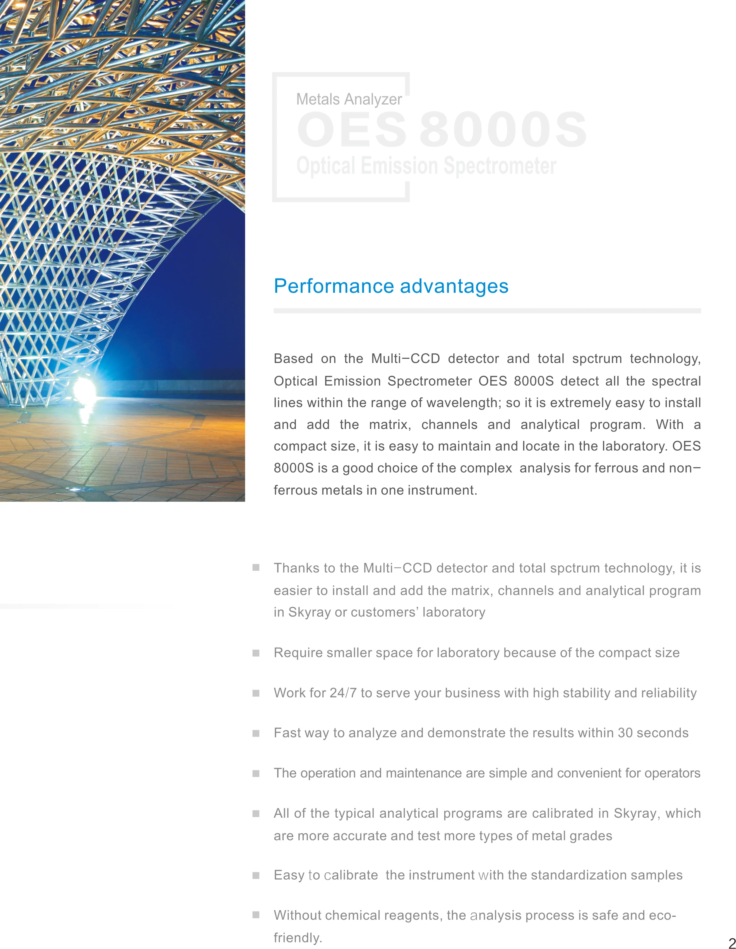 General Direct Reading Spectrometer For Steel And Non-ferrous Metallic ...