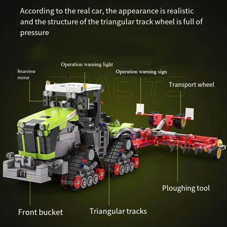 2024 Cada Technic Crawler Tractor Farmer Monster Level Claas Xerion ...