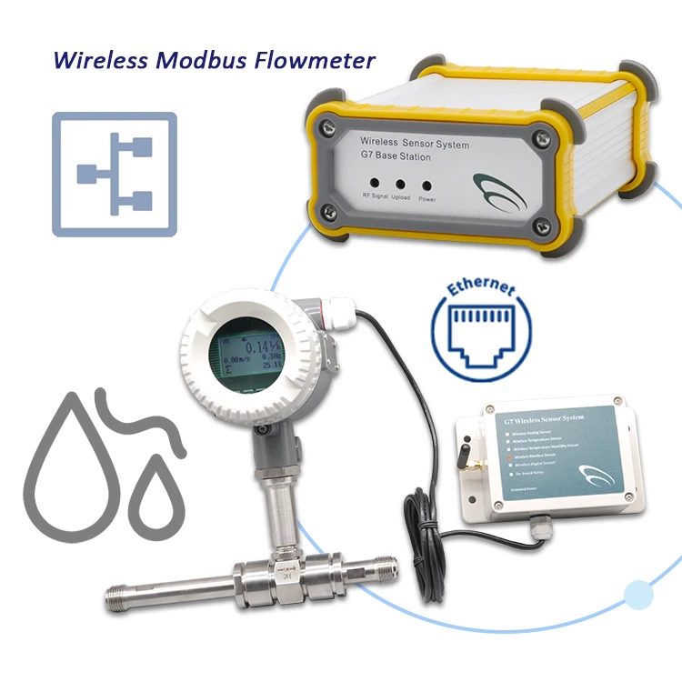 4-20ma Rs485 Electromagnetic Flow Meter Insertion Liquid Magnetic Flowmeter Wireless Modbus ...