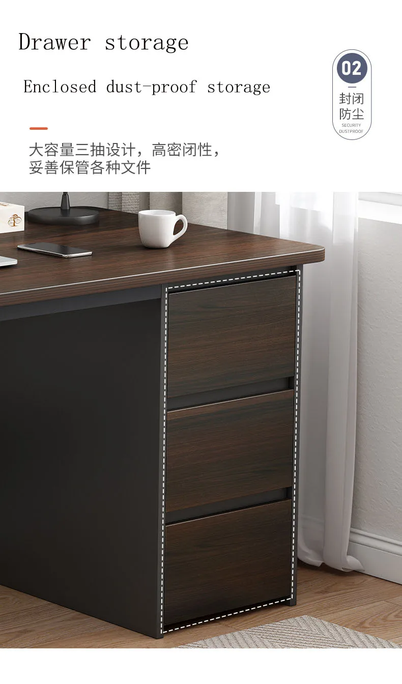 Simple Modern Desk Home Student Bedroom Writing Desk Office Employee ...