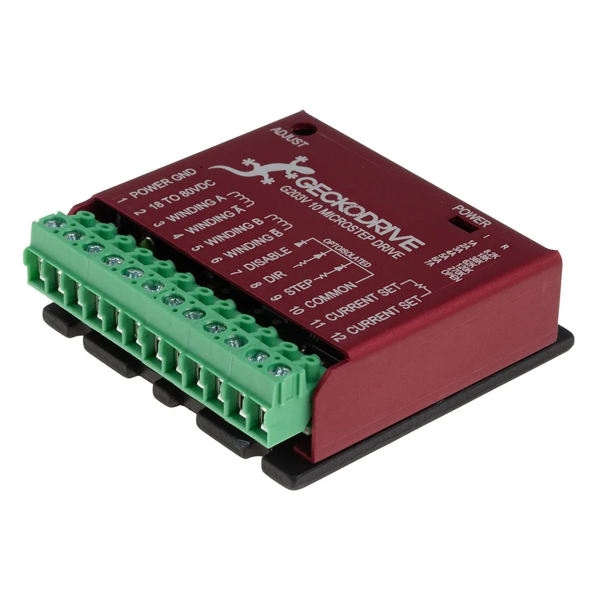 Geckodrive 80V DC/7A Stepper Motor Speed Controller 63.5mm X 21mm X 65 ...