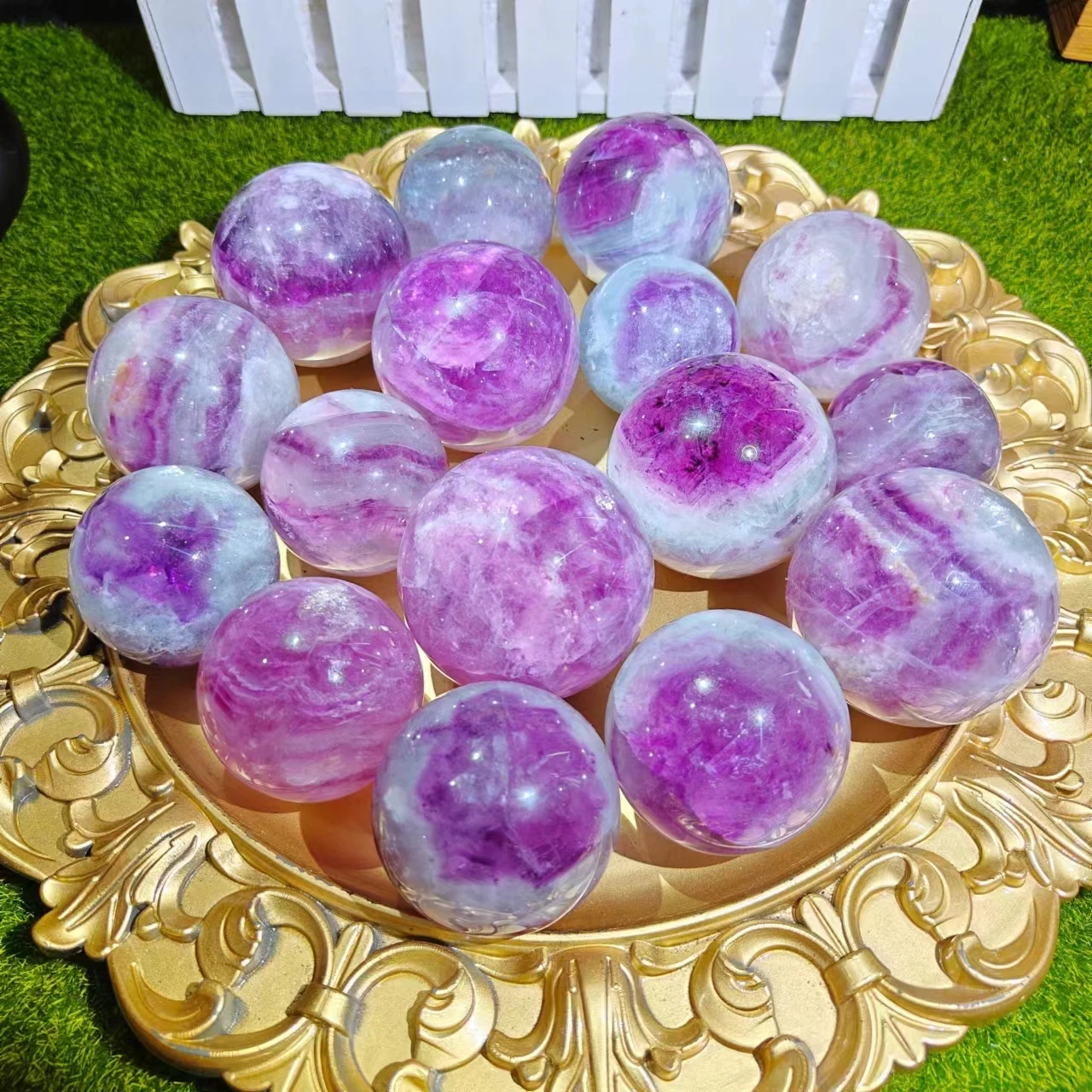 High Quality Natural Crystal Hand Carved Wholesale Rainbow Fluorite ...