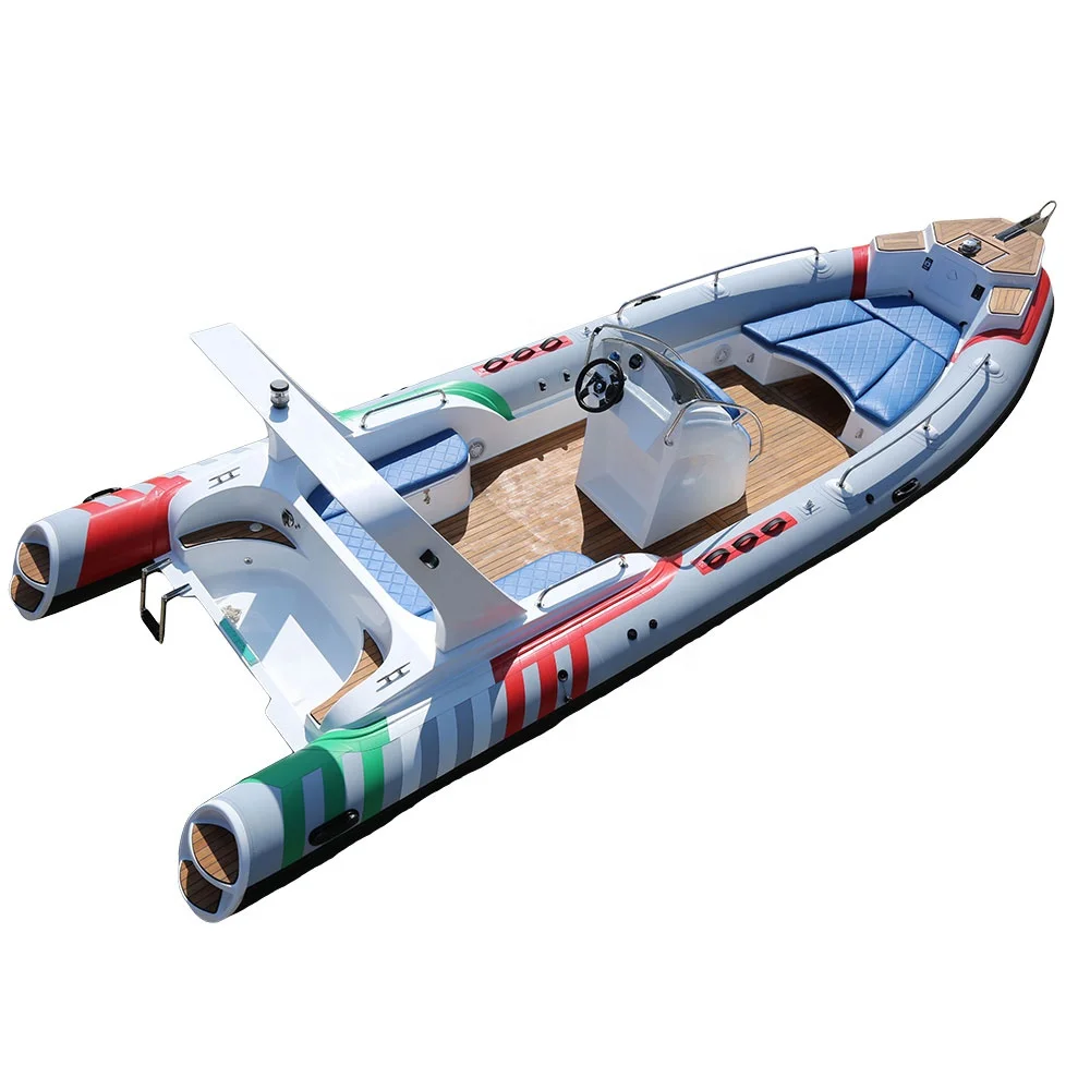 25ft Rib 760 Orca Hypalon 13person Fiberglass Hull Rib Inflatable Boat ...