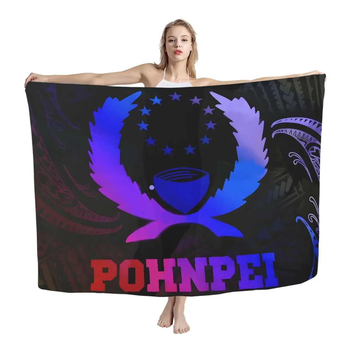 Torres Strait Islands Sarong - Australian Aboriginal Tribal Pattern