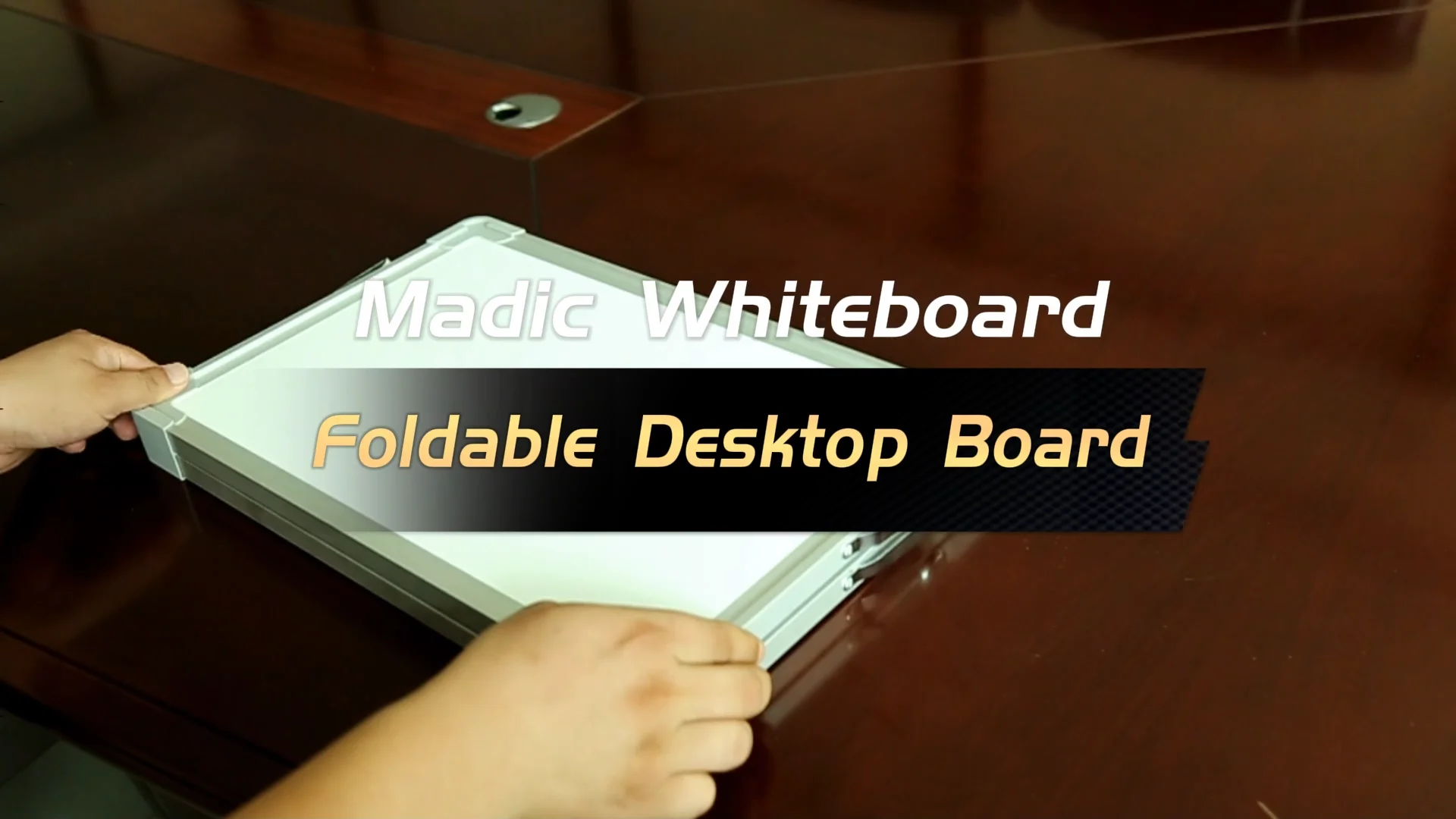 12"x16" Magnetic Dry Erase Desktop Whiteboard Customized 180 Degree ...